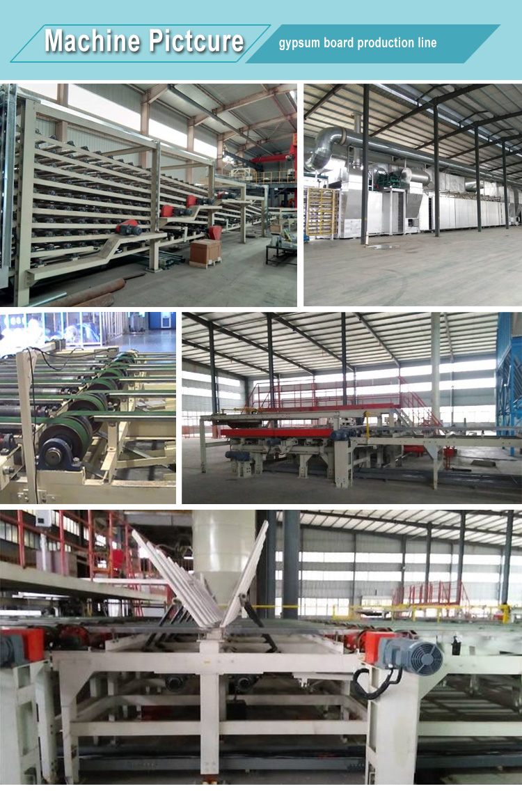 Machine Plasterboard Paper Faced Gypsum Board Production Machine ...