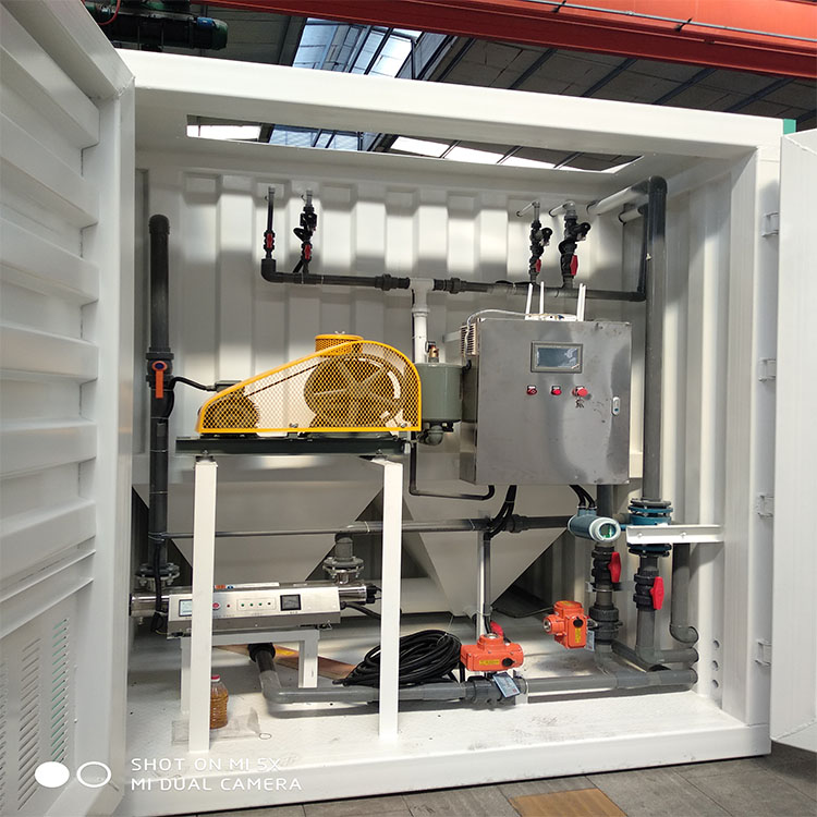 Skid-mounted Containerized Packaged Rural Sewage Mbbr Biofilm Treatment ...