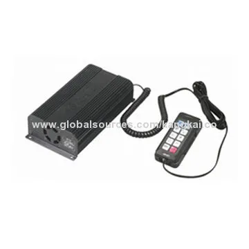 12v 100w Internal Hand Control Police Electric Car Siren With Hand-held ...