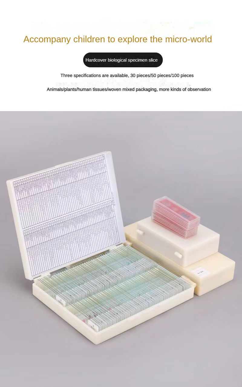 100 Types Of Tissue Structure Specimens For Microscopic Observation ...