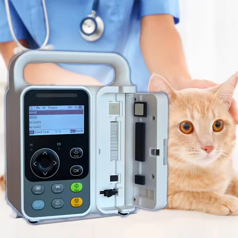 Portable Veterinary Syringe Infusion Pump For Pet Animals, High Quality ...