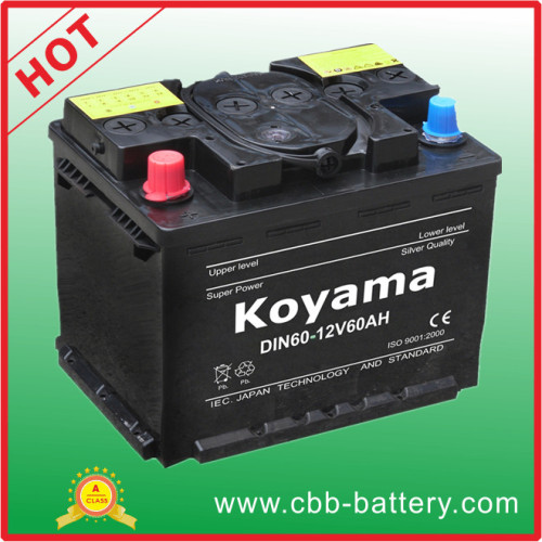 Din Standard 60ah 12v Smf Accumulator/ Car Battery, High Quality Din ...