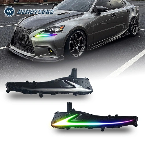 HCMOTIONZ Sequential Turn Signal IS300 IS350 F LED Dazzle RGB Day ...