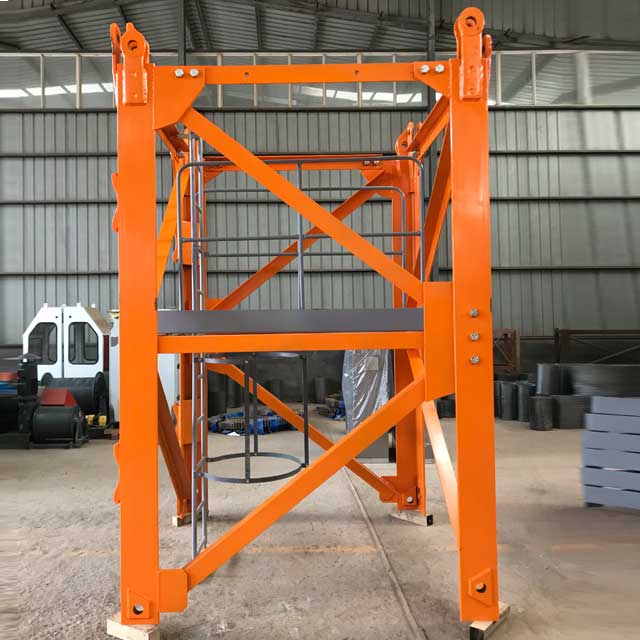 Jack-up Tower Crane Qtz63a 5010 Topless Tower Crane, High Quality Jack ...