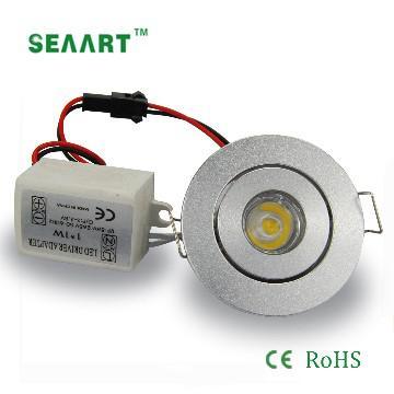 1w Led Recessed Downlight, High Quality 1w Led Recessed Downlight on ...