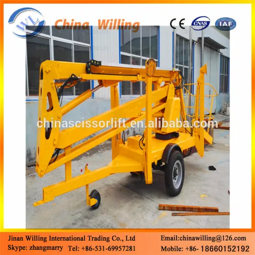 Diesel Power Vehicle Mounted Boom Lift, High Quality Diesel Power ...