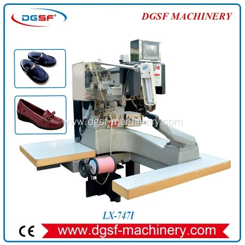 Computer Casual Shoes Moccasin Sewing Machine LX-747i China ...