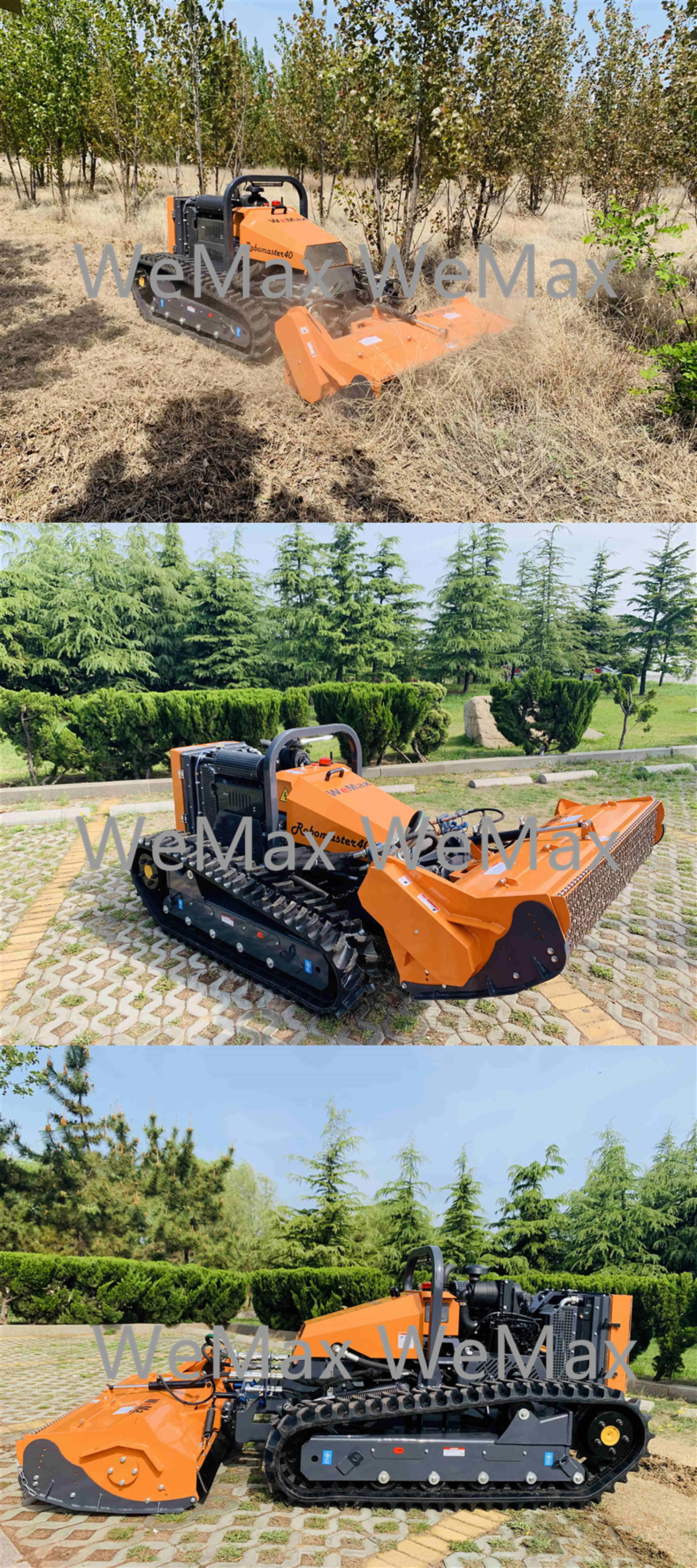 Remote Controlled Forestry Mulcher / Trincia Forestale / Forstmulcher ...