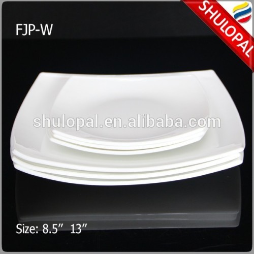 White Opal Borosilicate Glass Dinnerware Flat Plate, High Quality White ...
