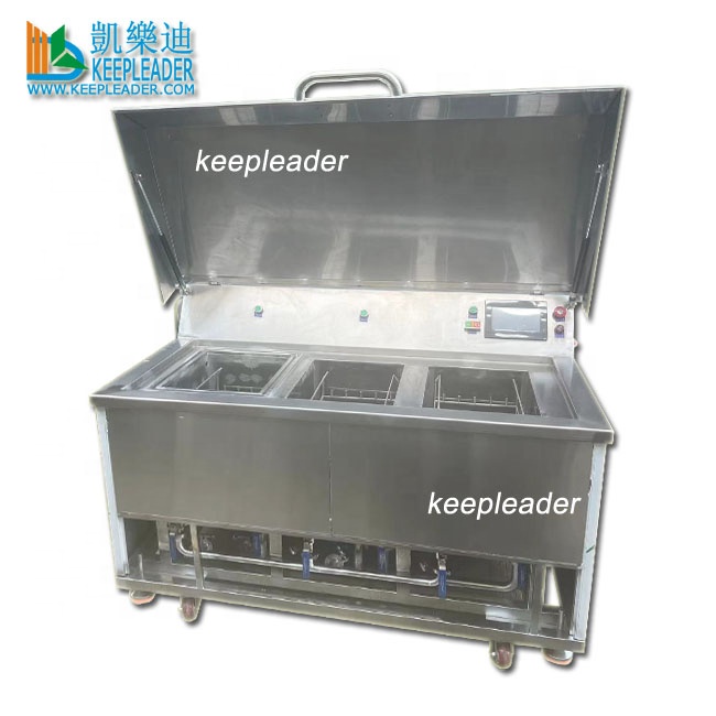 Triple Tank Aqueous Vacuum Immersion Bath Washer With Ultrasonic ...