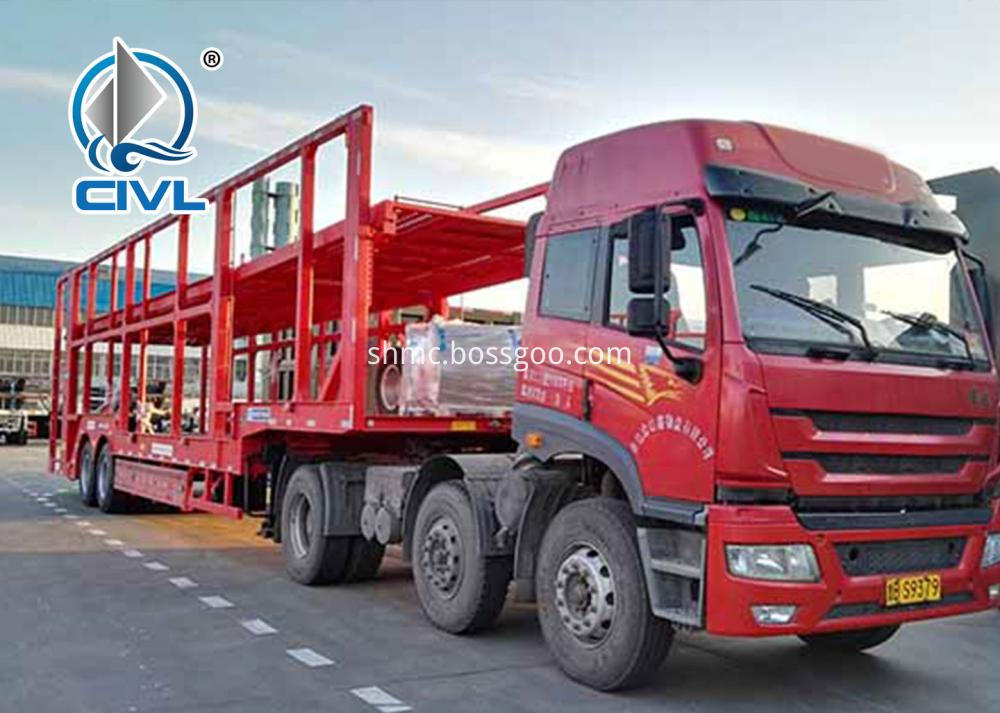 Two Axle Car Carrier Semi-trailer, High Quality Two Axle Car Carrier ...