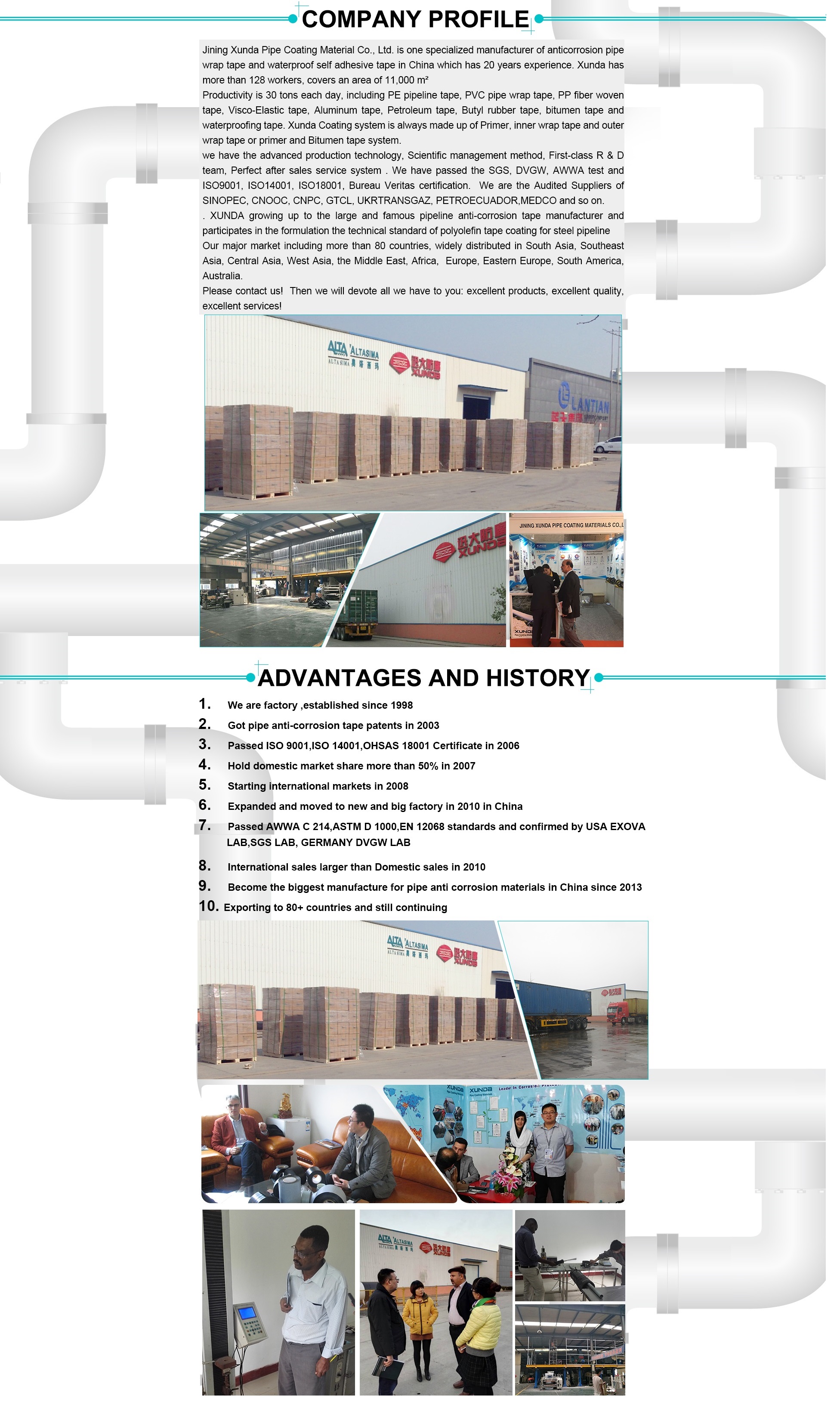 Alta Altene Anticorrosion Tape For Pipe Coating, High Quality Alta ...