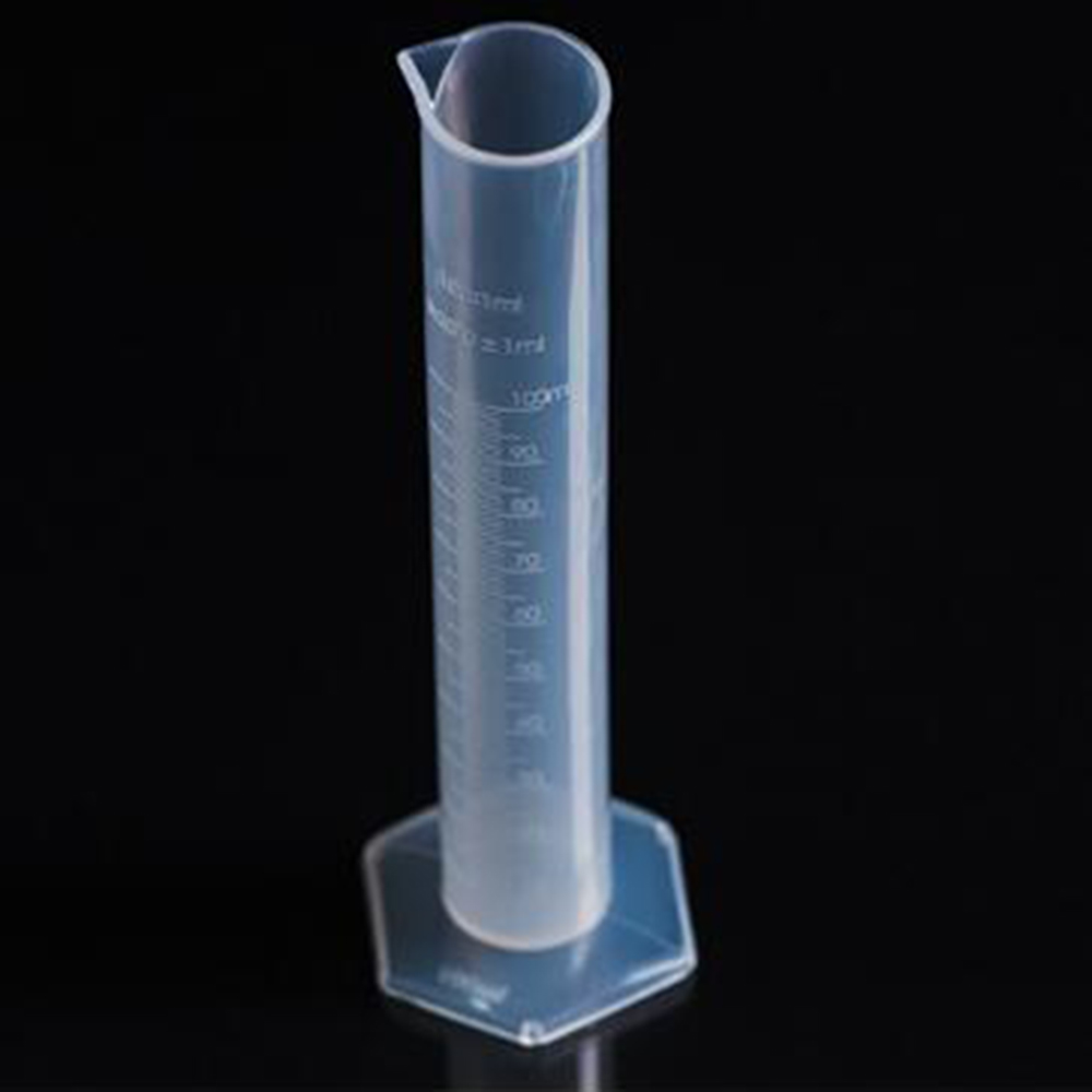 100ml Transparent Plastic Measuring Cylinder Graduated Cylinders For ...