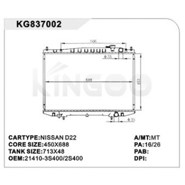 Auto Radiator Nissan, High Quality Auto Radiator Nissan on Bossgoo.com