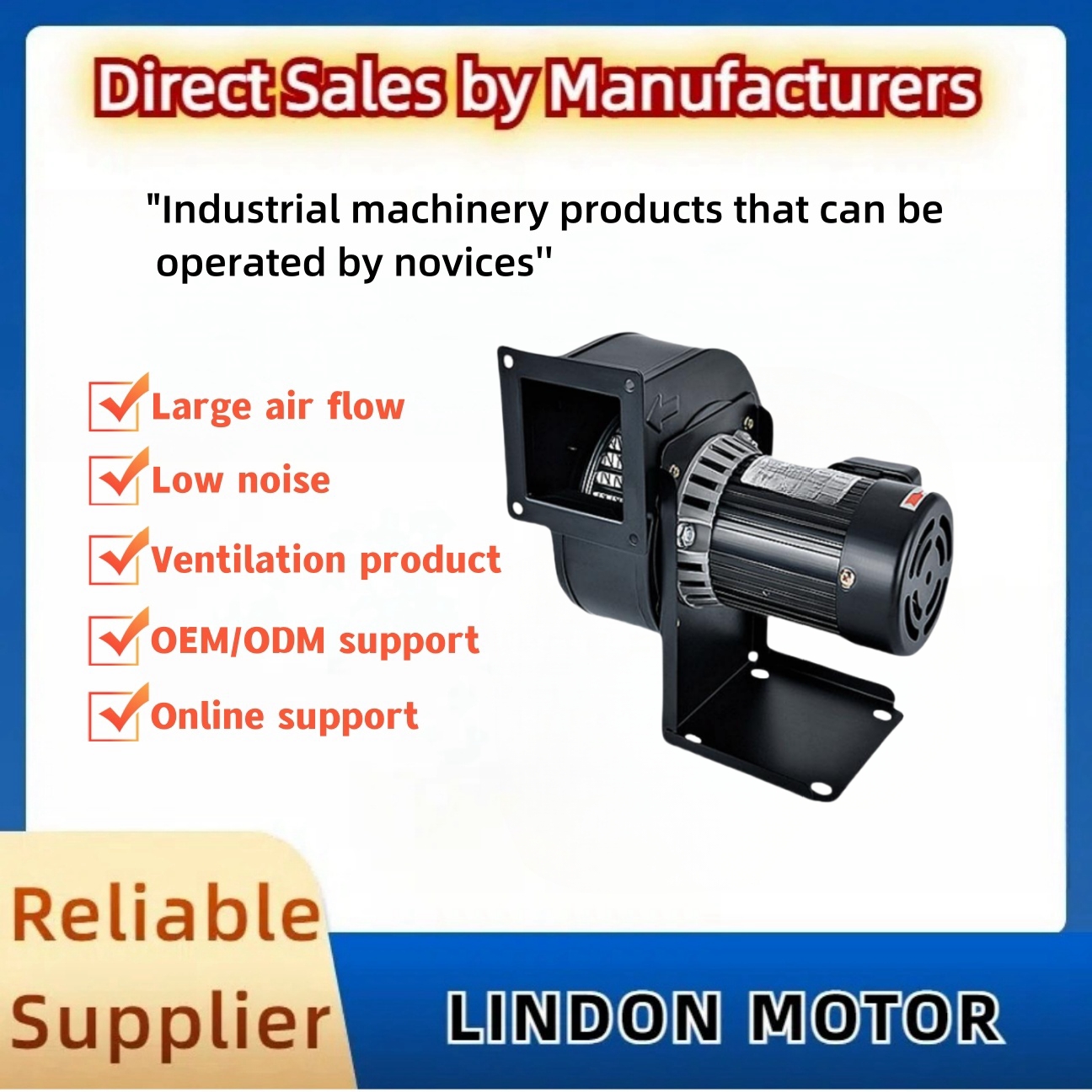 90w Small Size Industrial Blower: A Versatile Solution For Heat ...