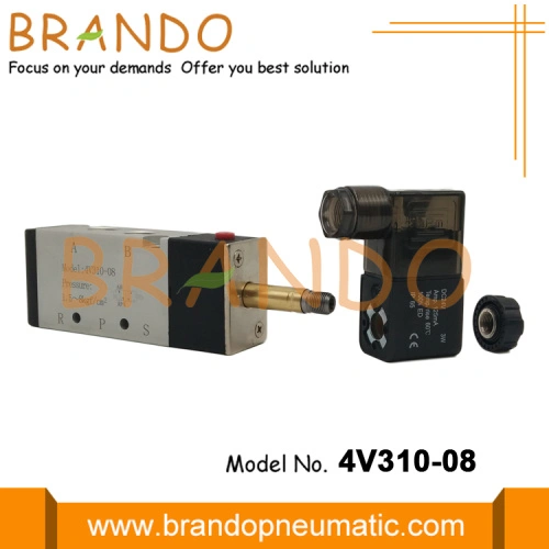 AirTAC Type 1/4'' 4V310-08 Single Solenoid Valve China Manufacturers ...