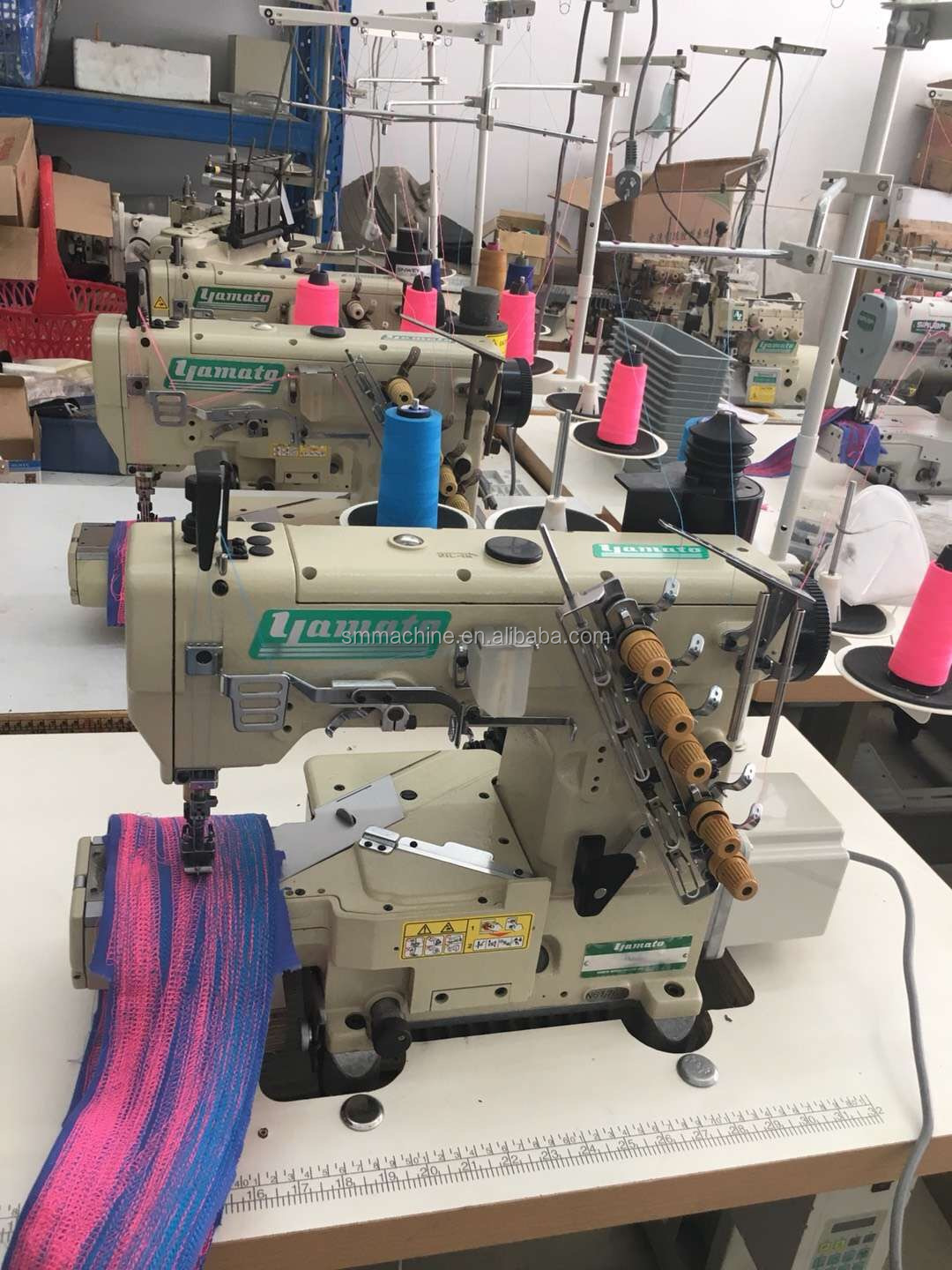 Used Fully Automatic Yamato Model Vc2700 Cylinder Coverstitch, High ...