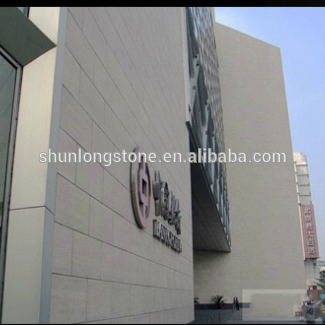 Cream Limestone Exterior Wall Cladding Tile Project, High Quality Cream ...