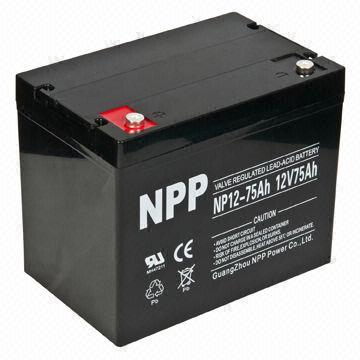 Lead-acid Battery With 12v Nominal Voltage And 75ah Rated Capacity ...