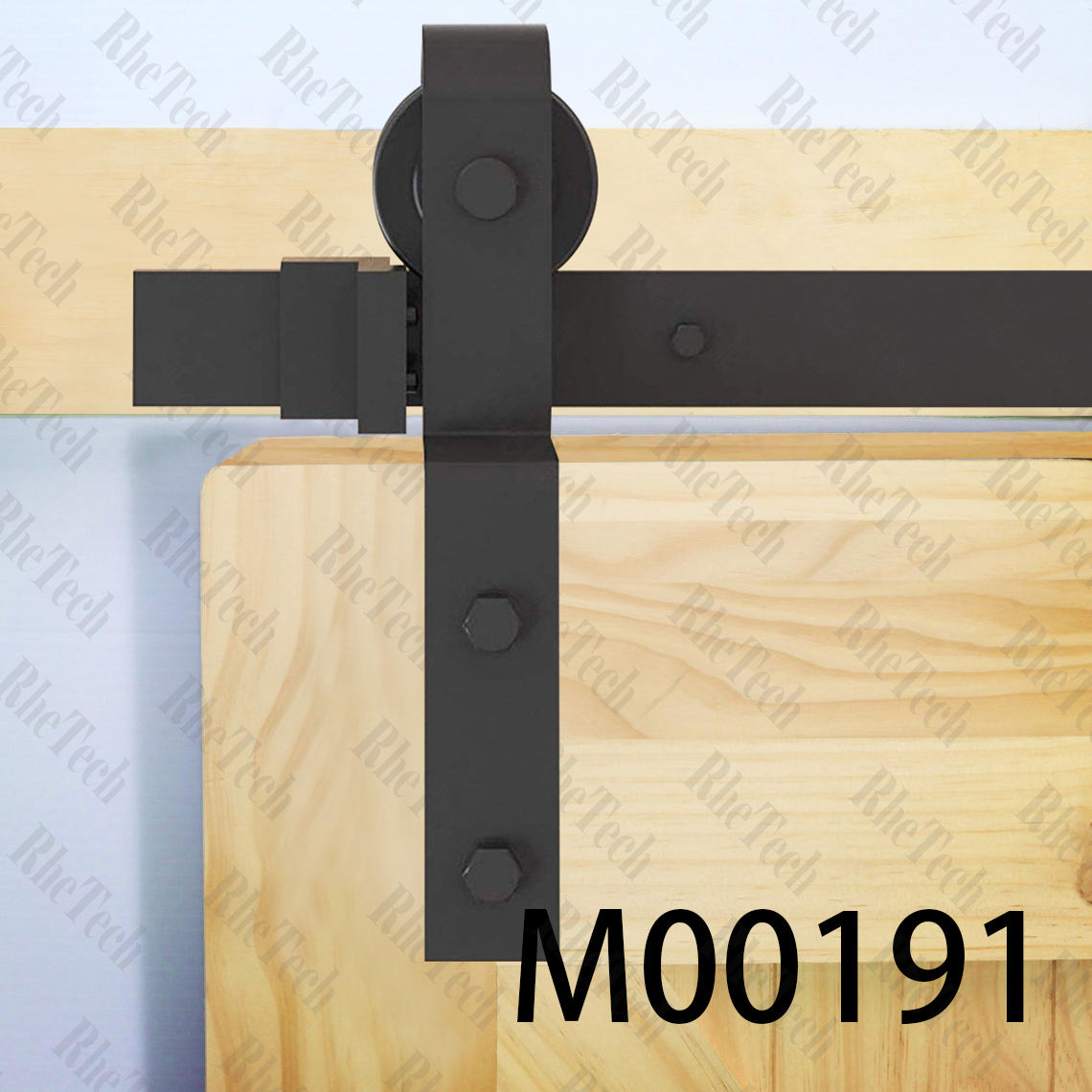 6.6ft Barn Door Track Set Hardware Door Hardware คุณภาพสูง 6.6ft Barn ...