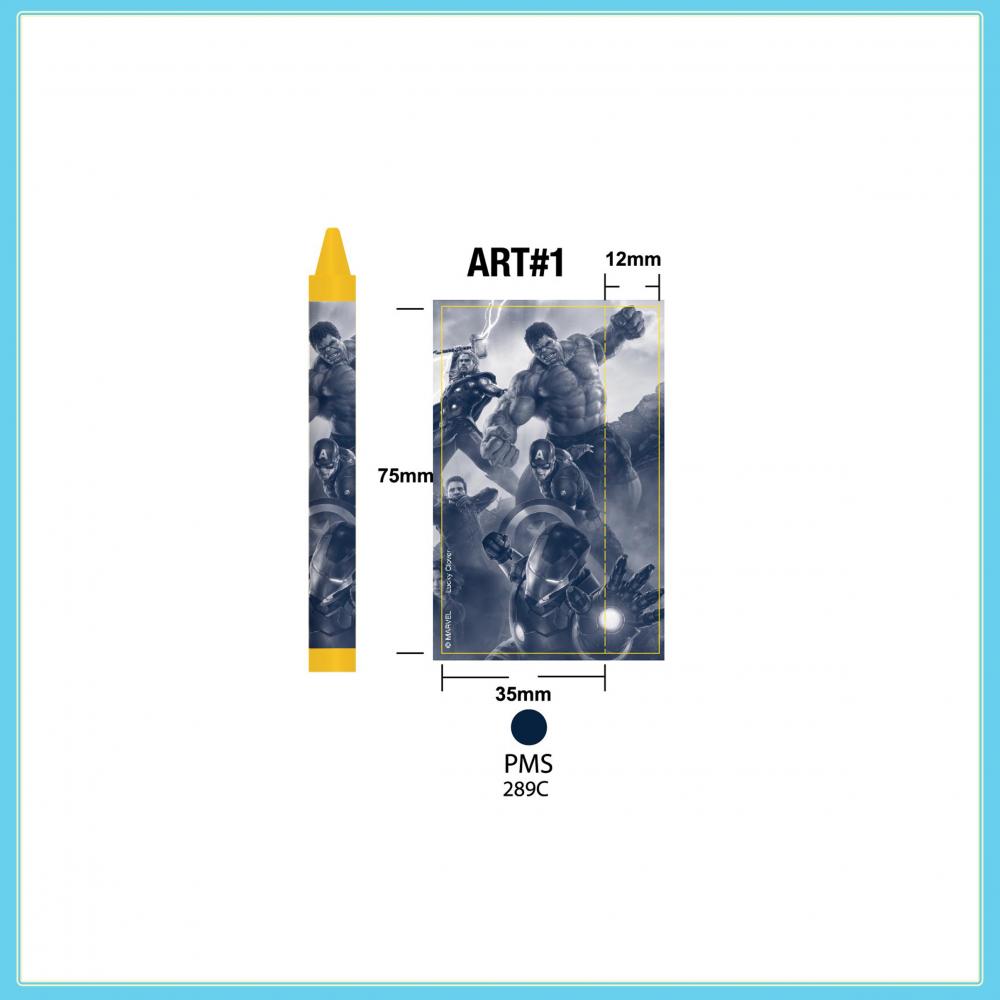 Marvel Avengers 10 Jumbo Crayons, High Quality Marvel Avengers 10 Jumbo ...