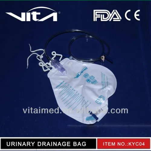 2000ml Pvc Luxury Urinary Drainage Bag, High Quality 2000ml Pvc Luxury ...