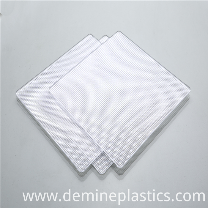 Light diffusion clear prismatic sheet polycarbonate board China ...