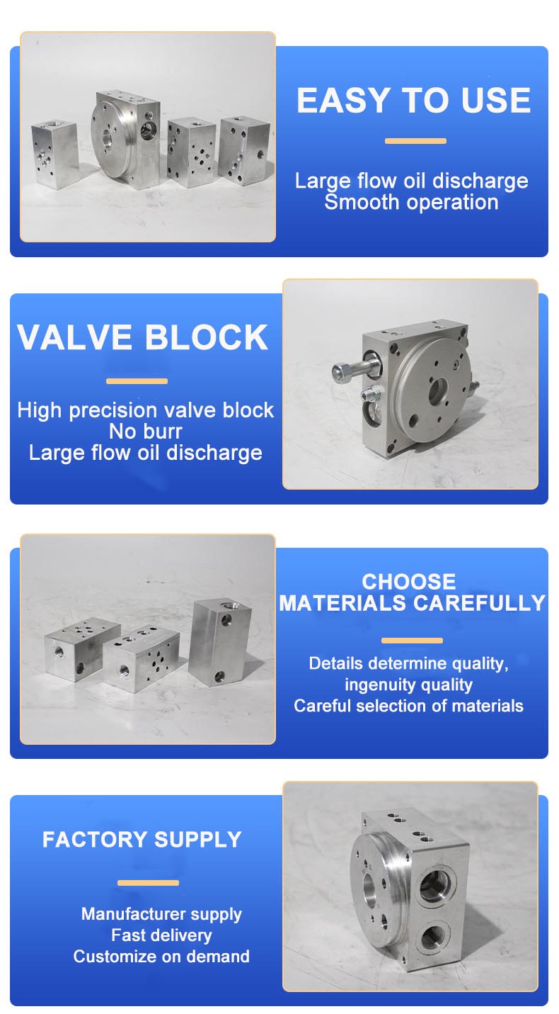 Hydraulic Base Bore Solenoid Valve Seat Valve Block, High Quality ...