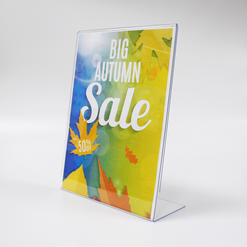 A4 A5 A6 Clear Acrylic Table Sign Holder, High Quality A4 A5 A6 Clear ...