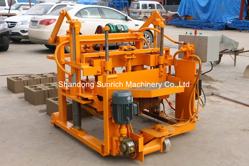 Cement Egg Laying Mobile Brick Making Machine Qt40-3a, High Quality ...