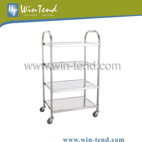 4-tier Round Tube Dinner Trolley, High Quality 4-tier Round Tube Dinner ...