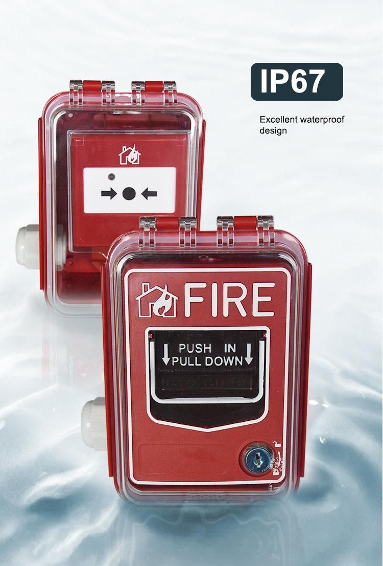 Fire Alarm Switch With Ip65 Rating, Led Indicator, And Waterproof ...