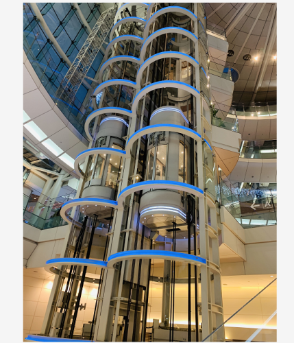 Glass Elevator Lifts For Superstore Office Building, High Quality Glass ...