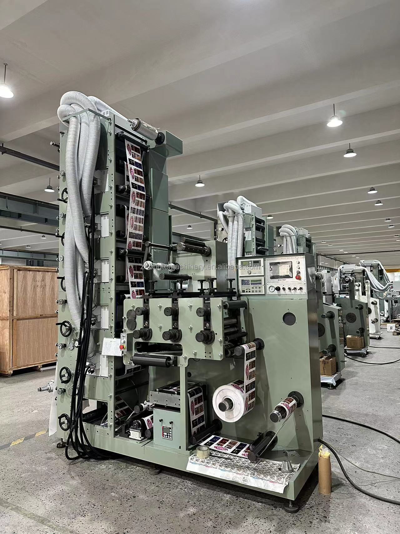 Zonten Ry Automatic Label Flexo Printing Machine With Multiple ...