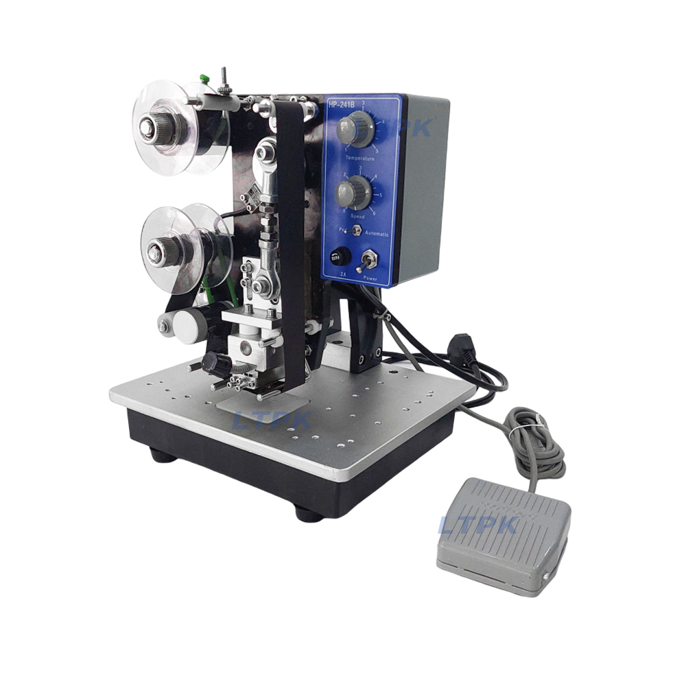 Hp-241b Semi-automatic Continuous Inkjet Printing Machine For Date ...