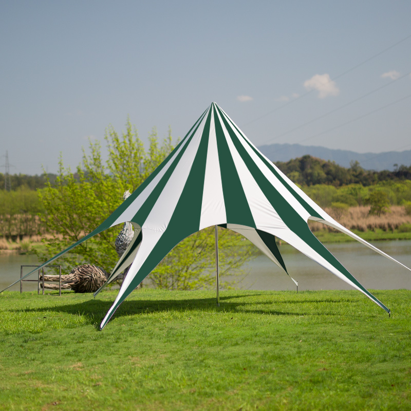 8m Single-pole Tension Star Canopy Tents - Manufacturer Spider Shade ...