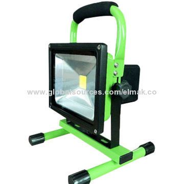 Outdoor 30w Portable Rechargeable Led Floodlights With Handle, Rohs ...