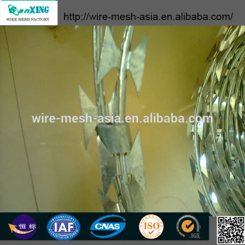 Electric Galvanized Razor Barbed Wire Specification Distributor, High ...