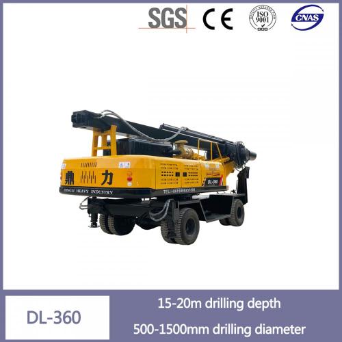 Factory Direct Wheeled Square Pole Pile Machine, High Quality Factory ...