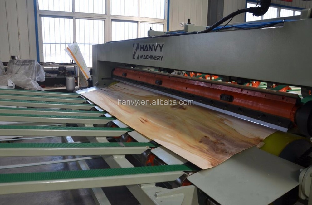 Hanvy 4ft Veneer Rotary Clipper Machine For Plywood, High Quality Hanvy ...