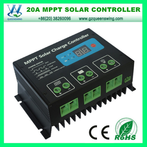 Mppt 20a 12/24v System Solar Charge Controller (qw-mt20a), High Quality ...