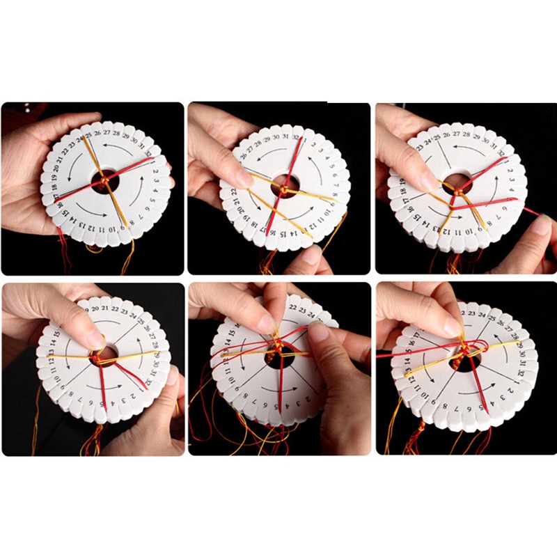 10cm Kumihimo Beading Cord Disc Round Square Disk Braiding Plate Diy ...