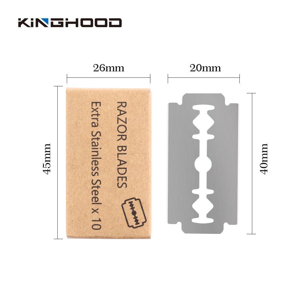 Changeable Stainless Double Edge Safety Razor Blades For Men, High ...