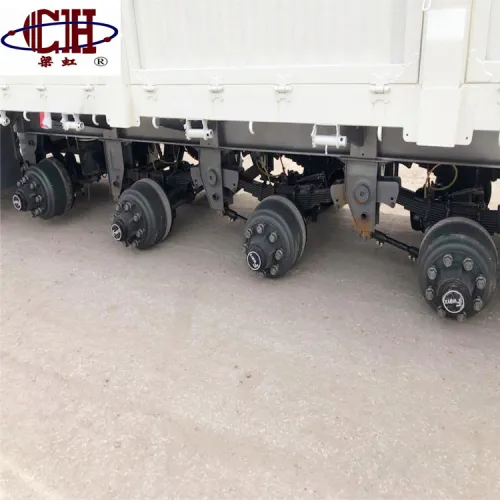 3 Axles Detachable Box Cargo Van Semi Trailer, High Quality 3 Axles ...