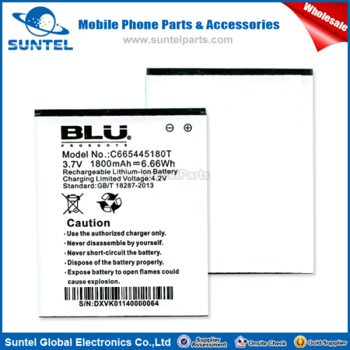 Original Lithium Lon Battery Rechargeable Battery For Blu C665445180t ...