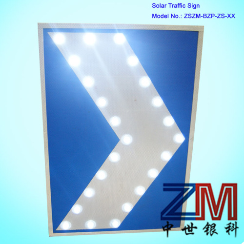 Flashing Directive Solar Road Led Sign/chevron Solar Sign, High Quality ...