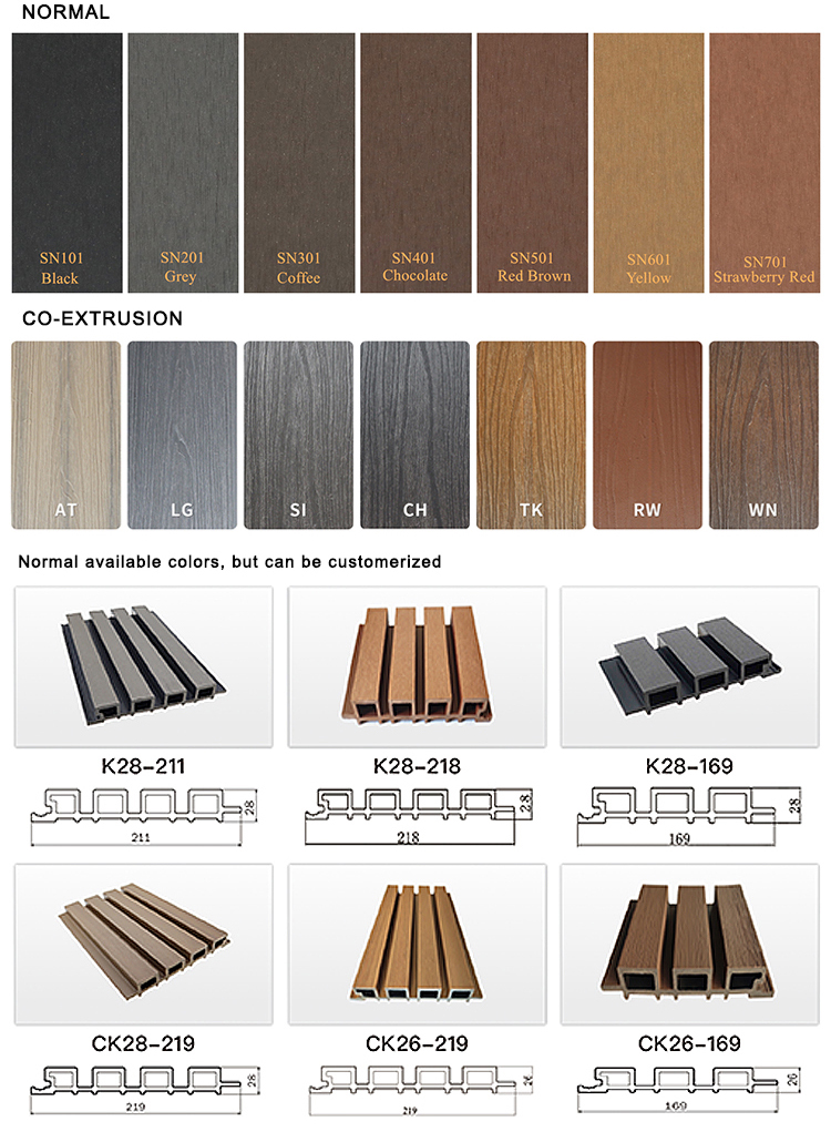 Curved Fluted Composite Cladding: Outside Wpc Wood Wall Panels, High ...