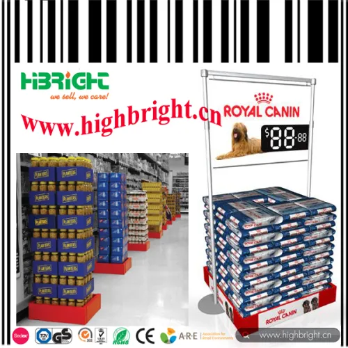 Supermarket Heavy Duty Plastic Pallet Display Rack, High Quality ...