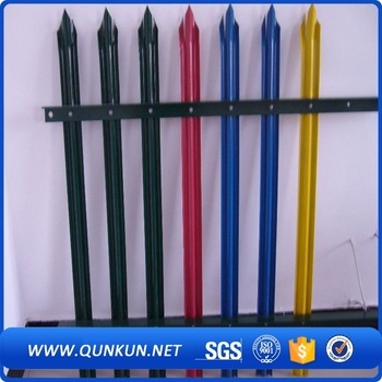 Galvanized Powder Coated Palisade Fence, High Quality Galvanized Powder ...