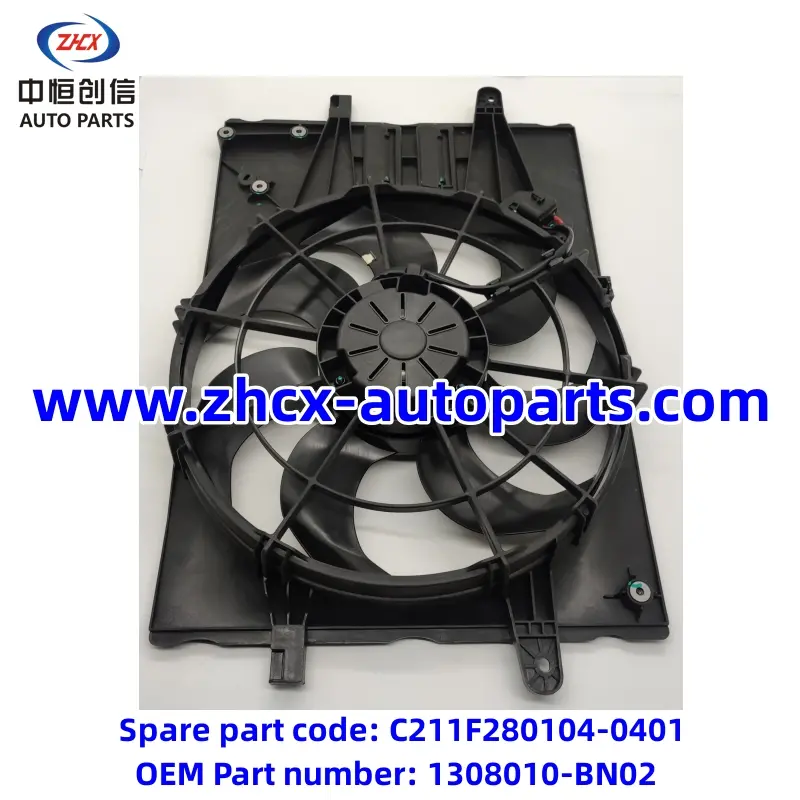 Radiator Fan For Changan Cs35 Plus, High Quality Radiator Fan For ...